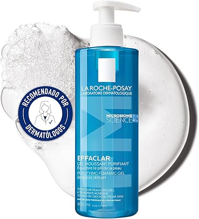 La Roche-Posay Effaclar Gel Facial Wash for Oily Skin 400ml | Cleanser ...
